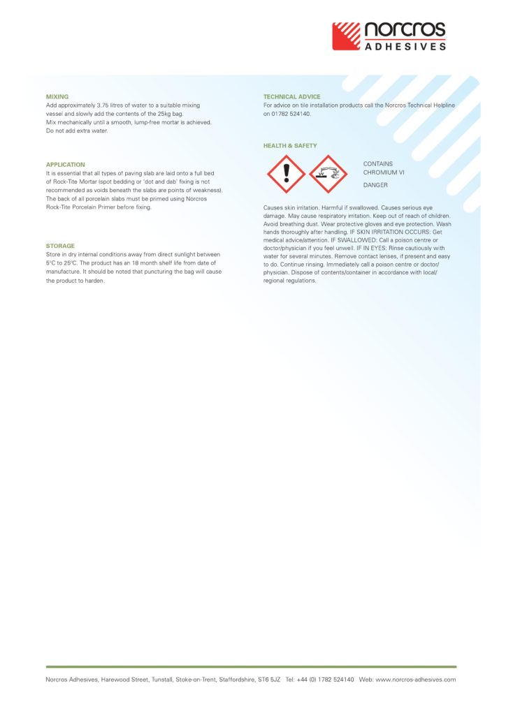 Norcros - Mortar 25KG